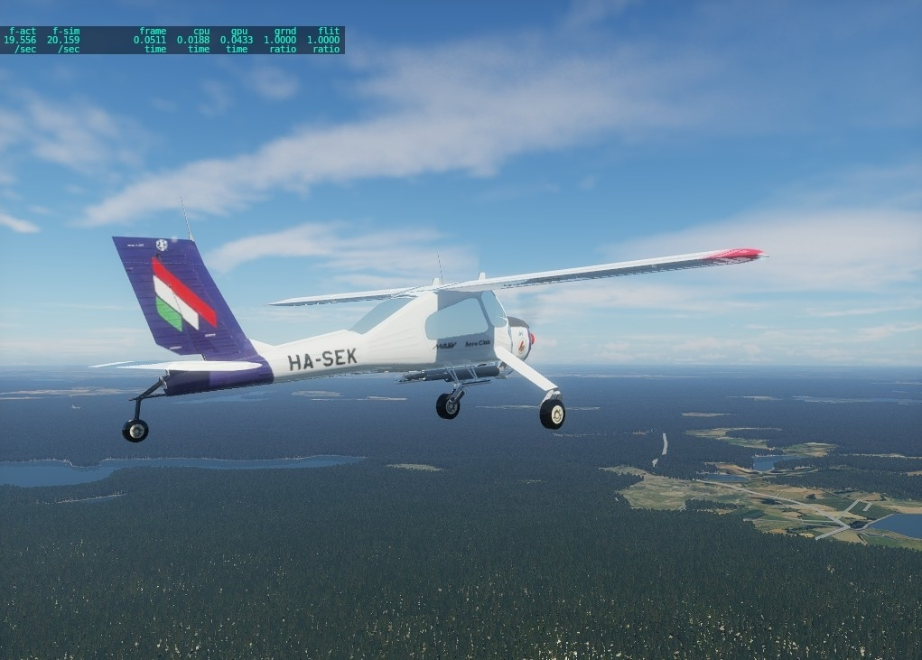 Classic radial PZL-104 Wilga with 3D cockpit and ground services (4k ...