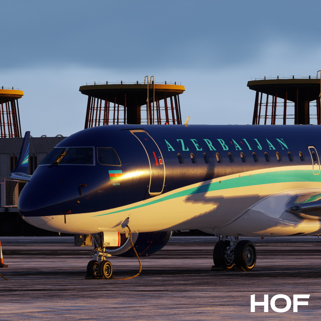 ⚡AZERBAIJAN AIRLINES / AZAL / E-JETS / 4K-AZ66 - Other Aircraft Livery ...