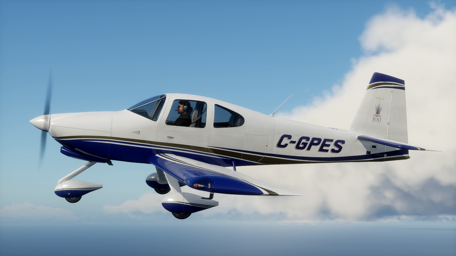 Livery "C-GPES" for default XP12 Van's Aircraft RV-10 by Laminar ...
