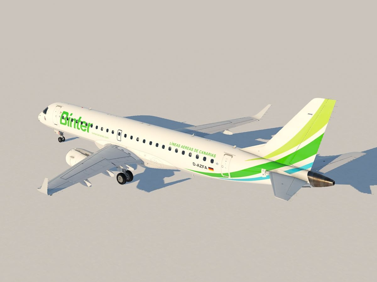 X-Crafts E-Jets Family E190 Binter D-AZFA - E-Jets Family by X-Crafts ...