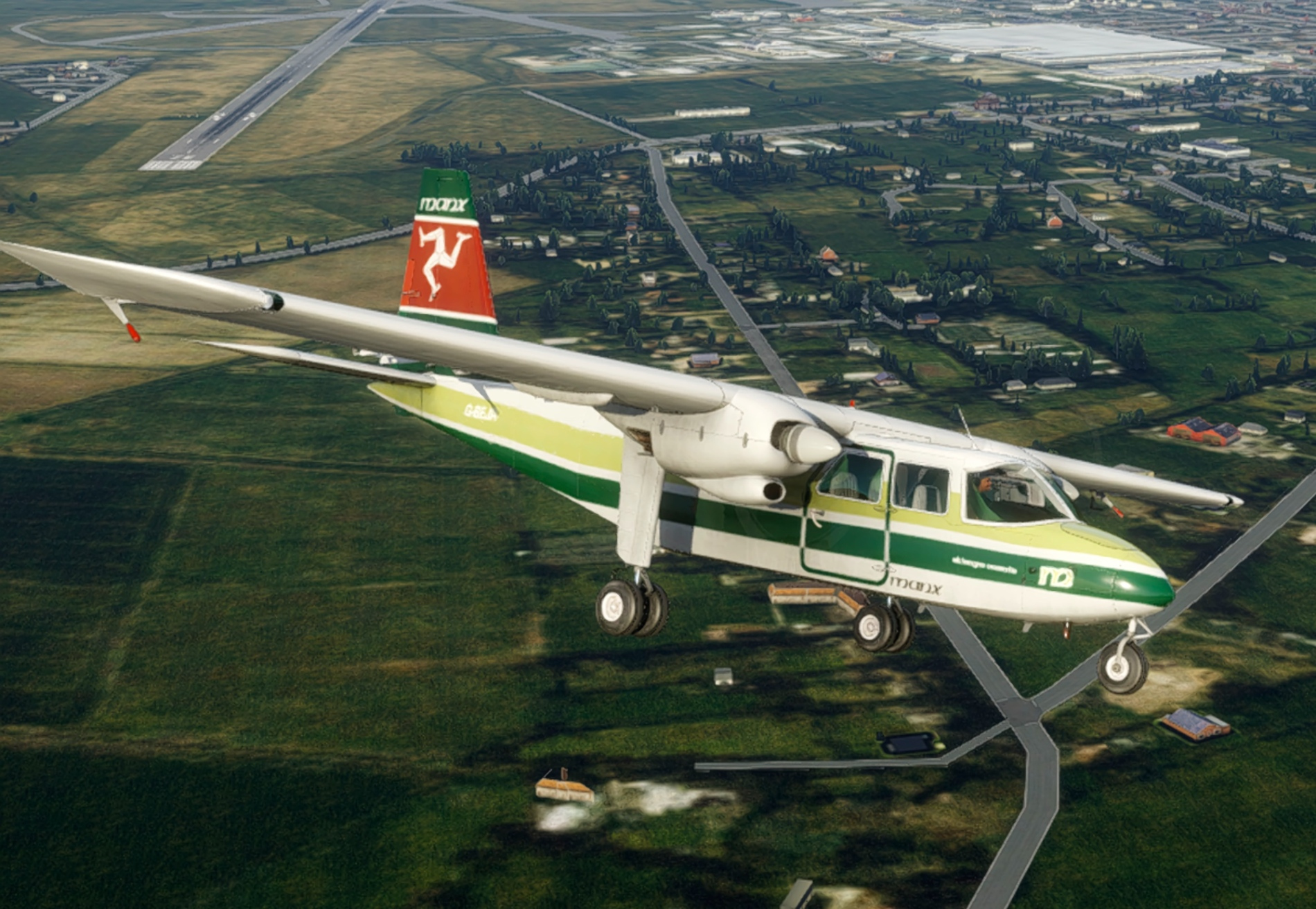 Fictional Manx Airlines Livery for Thranda Islander. - BN-2A Islander ...