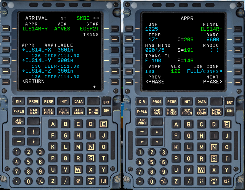 Discrepancy between left and right MCDU - Airbus A320 Neo / Ceo - X ...
