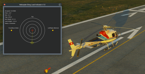 Sling Load Indicator for Helicopter with additional views (Front/Side ...