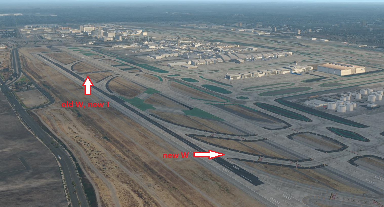 KLAX v2 taxiway T/W - Short Final Design - X-Plane.Org Forum