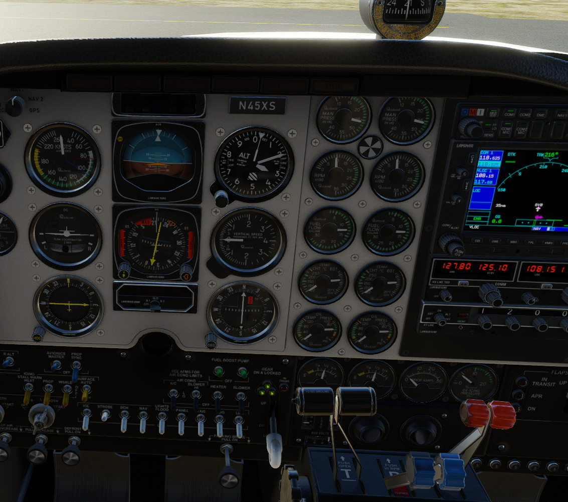 Beechcraft B58 Baron Enhanced Flight Model EGT gauges not working ...