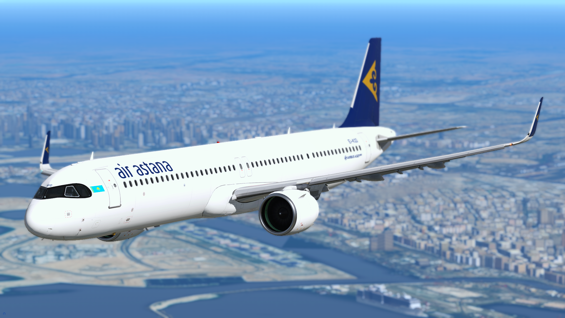 Air Astana ToLiss A321neo (LR/NEO/CEO) Package - Toliss A321 - X-Plane ...