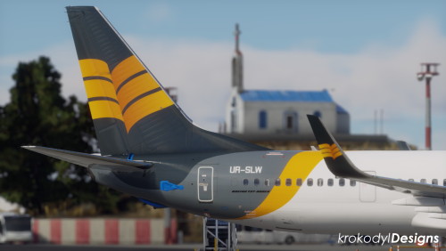 SkyLine Express UR-SLW | LevelUp 737-900XER - Other Aircraft Livery - X ...