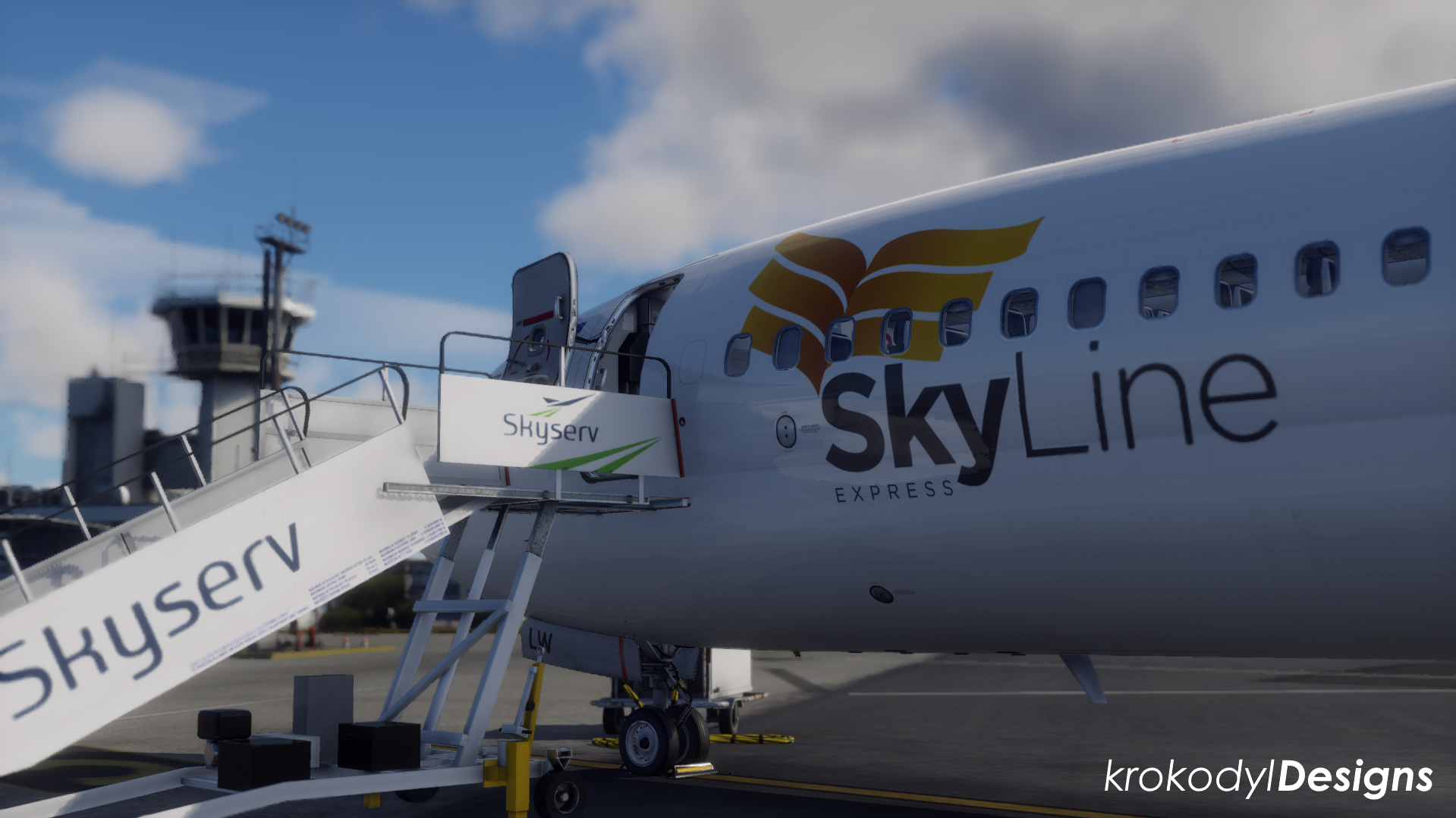 SkyLine Express UR-SLW | LevelUp 737-900XER - Other Aircraft Livery - X ...