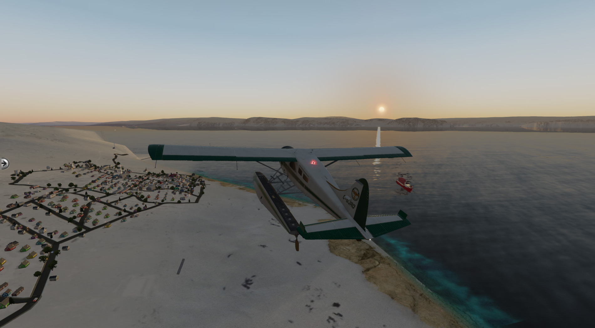 DHC2 Beaver Seaplane Near Qaanaaq (BGQQ) - ScreenShots And videos - X ...