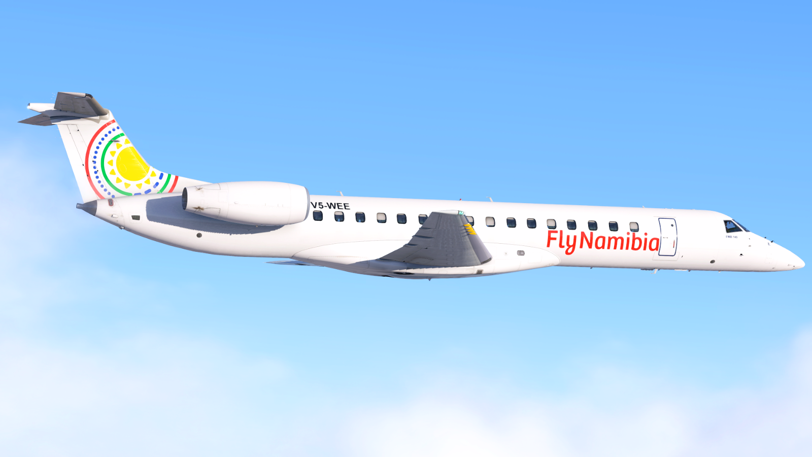 X-Craft Westair Aviation (FlyNamibia) Embraer ERJ-145EP V5-WEE - ERJ ...