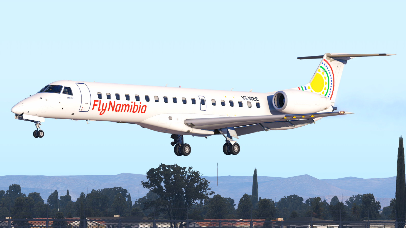 X-Craft Westair Aviation (FlyNamibia) Embraer ERJ-145EP V5-WEE - ERJ ...