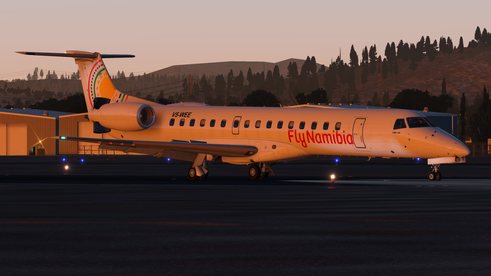 X-Craft Westair Aviation (FlyNamibia) Embraer ERJ-145EP V5-WEE - ERJ ...