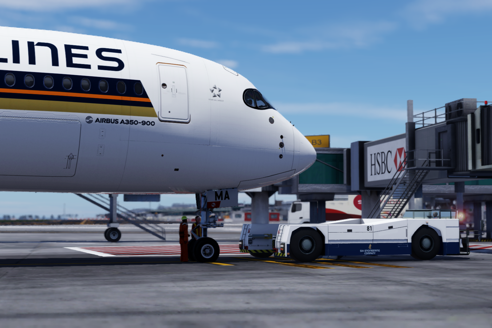 WSSS Pushback Tug Liveries [Better Pushback] - Custom Designs XP12 - X ...