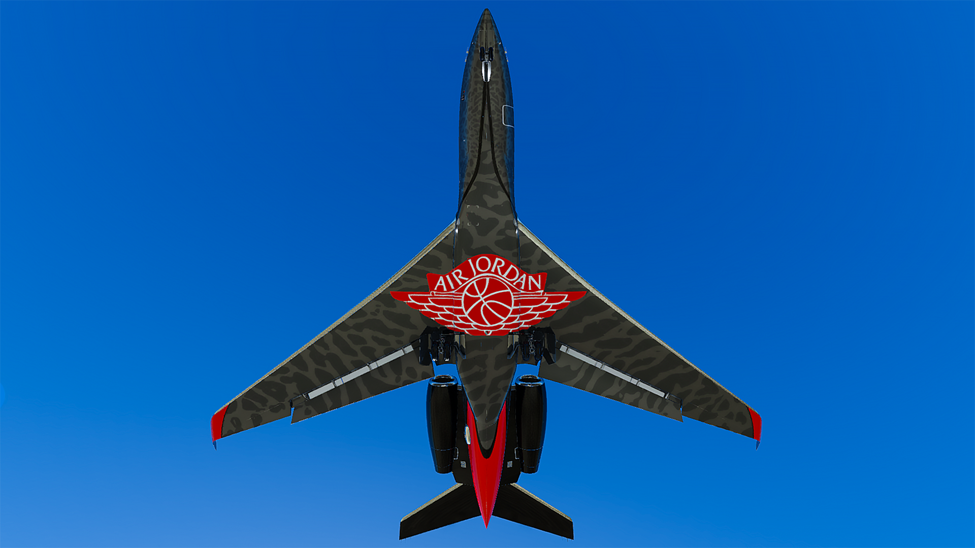 Michael Jordan N236MJ Livery for the AKD GLF650 - AKD Studio - X-Plane ...
