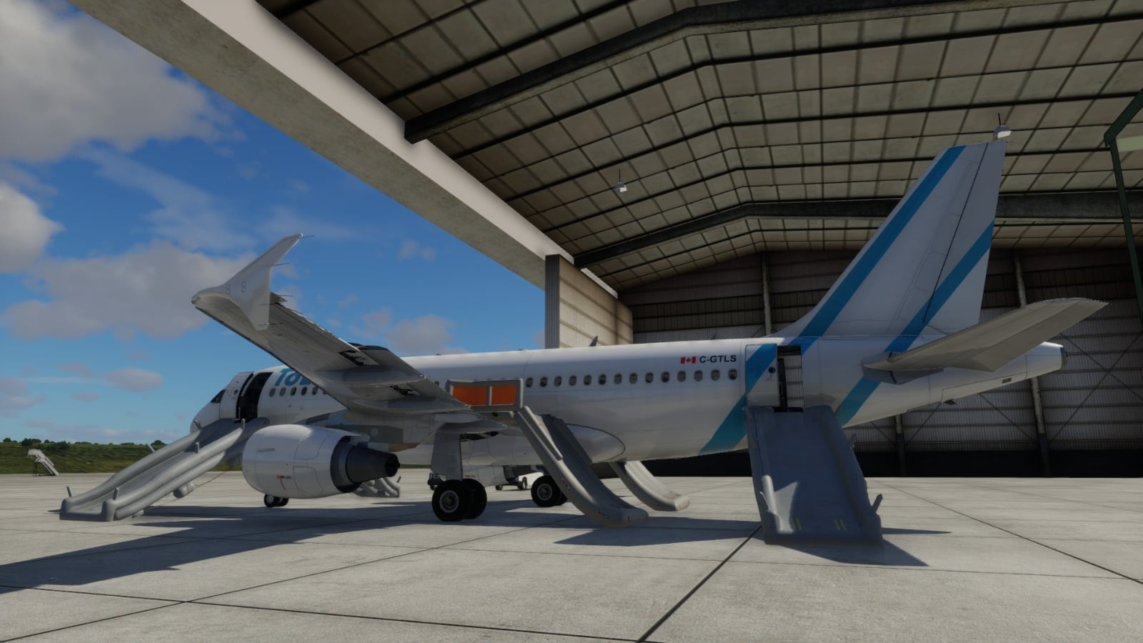 Toliss A319 Evacuation Slides - Custom Designs - X-Plane.Org Forum
