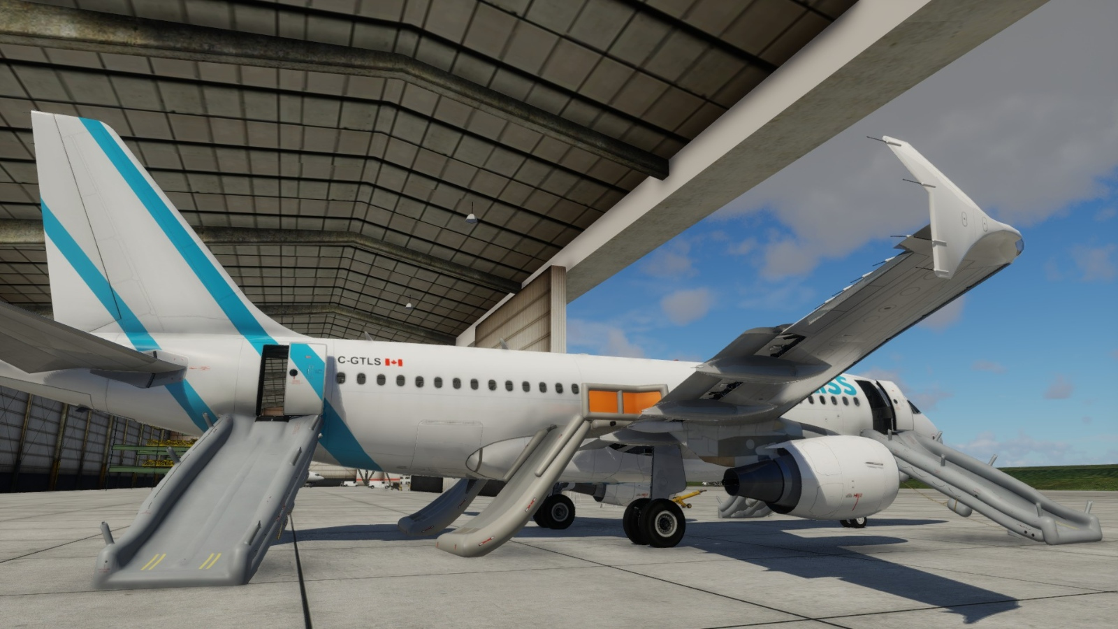 Toliss A319 Evacuation Slides - Custom Designs - X-Plane.Org Forum