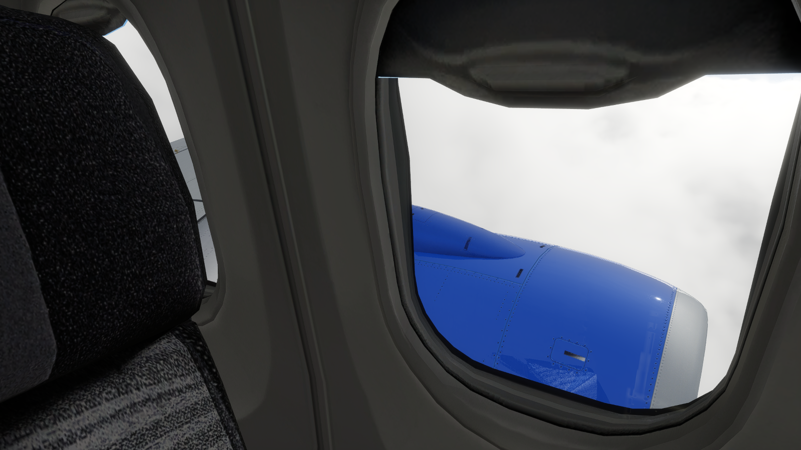Escape Airlines International, Boeing 737-700, Azure livery (Blue) F ...