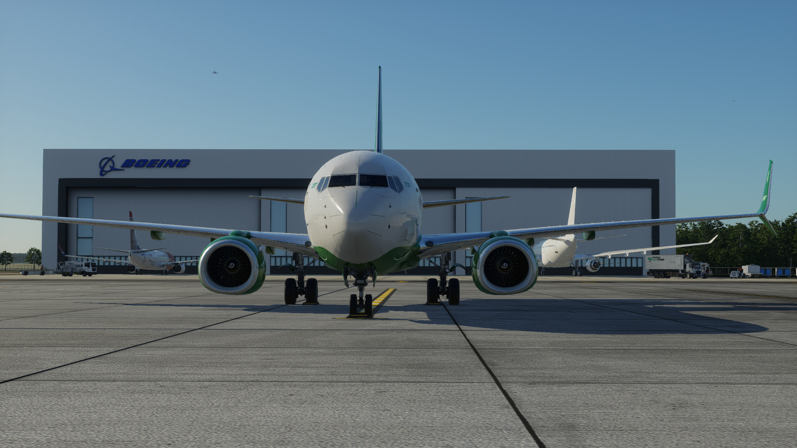 Escape Airlines International, Boeing 737-700, Emerald livery (Green ...