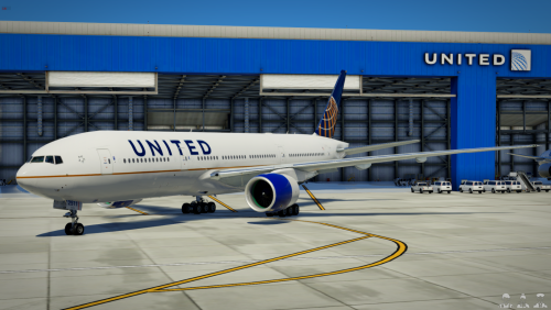 FF 777 v2 United Continental Gold 777-200 10 Pack - FlightFactor - X ...