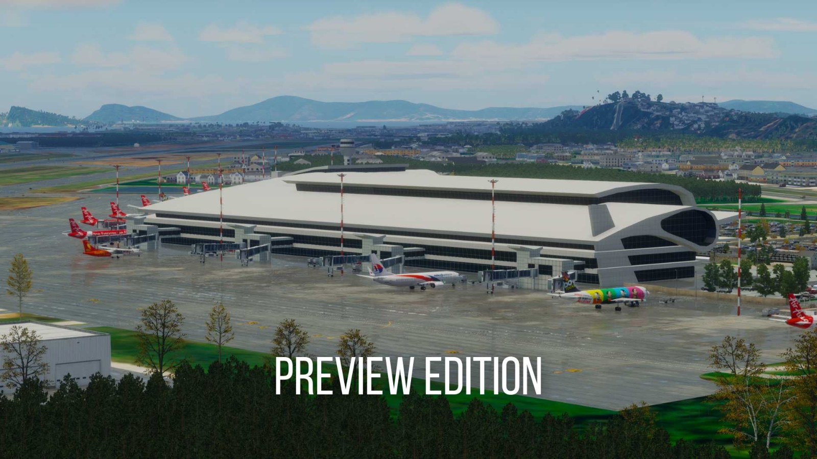 Kota Kinabalu International Airport (WBKK), Malaysia - Scenery Packages ...