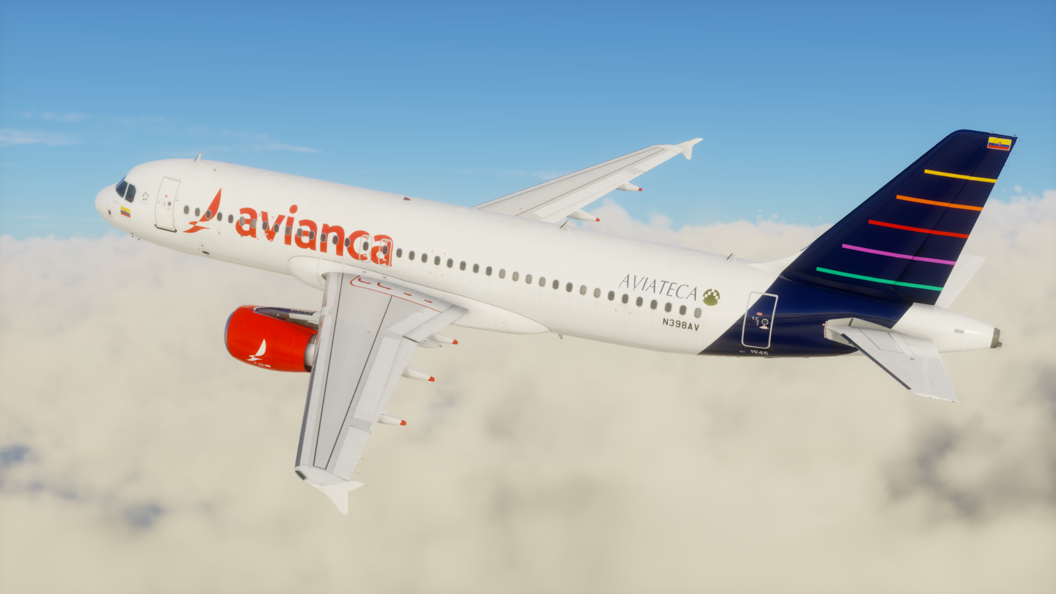 avianca "Aviateca heritage" livery N398AV for FF320 - FF A320 Ultimate ...