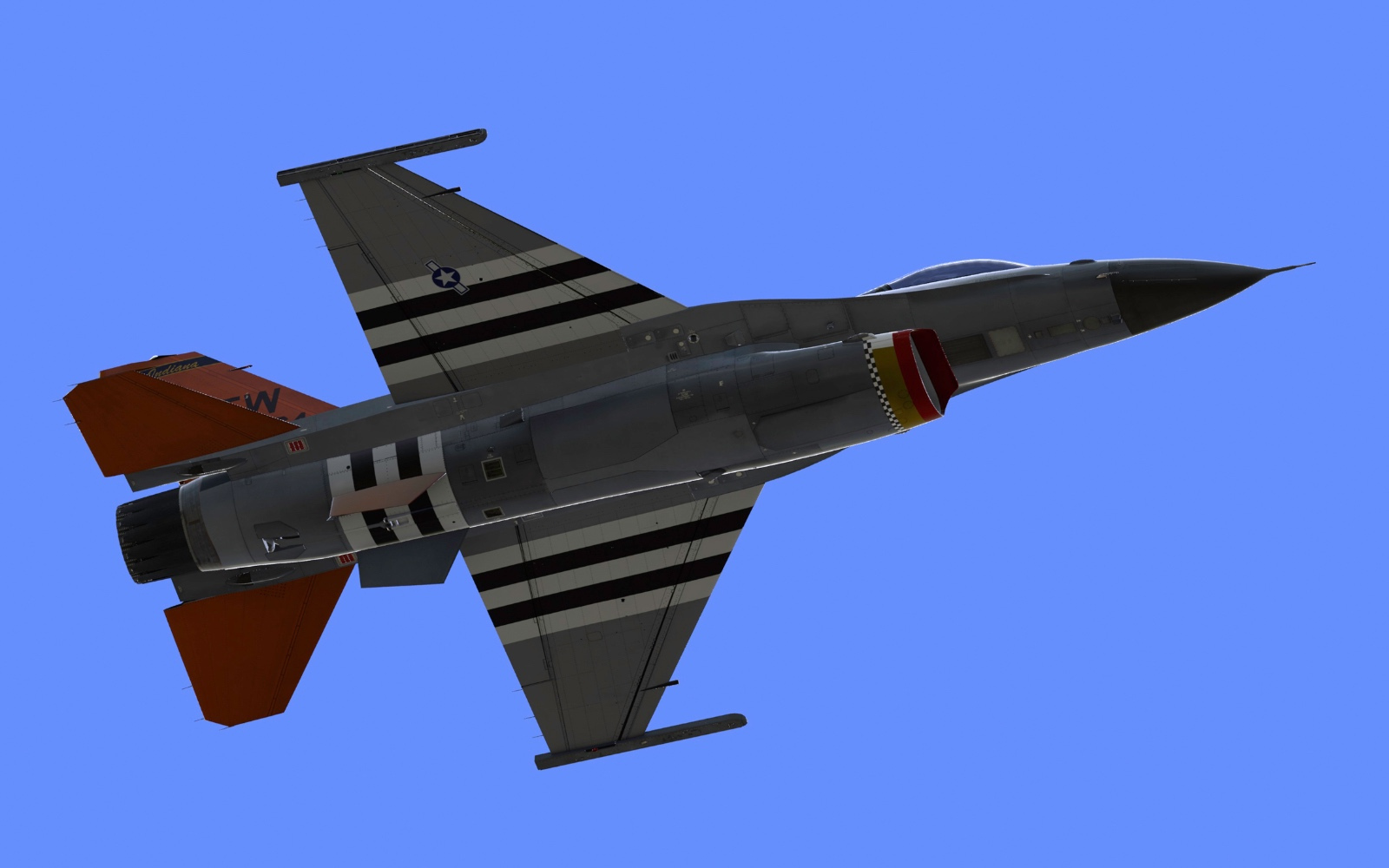 DeltaWing Simulations F-16C Block 52+ USAF 122nd FW - BlackSnakes - F ...