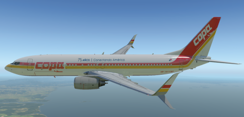 Copa Airlines 75 Years Livery for Zibo - Zibo 737 - X-Plane.Org Forum