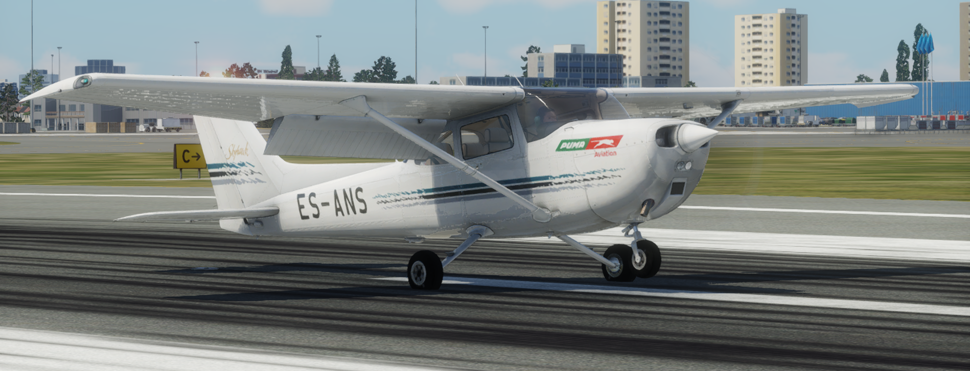 ES-ANS livery for C172 (Default and C172N by DHC8Jockey) - General ...