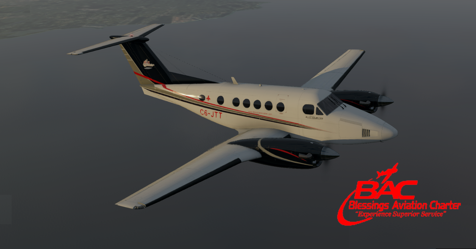C6-JTT - Blessing Aviation - Carenado Beechcraft 200 - Carenado Paints ...