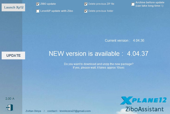 ZiboAssistant - new starter+updater software - ZIBO B738-800 modified ...