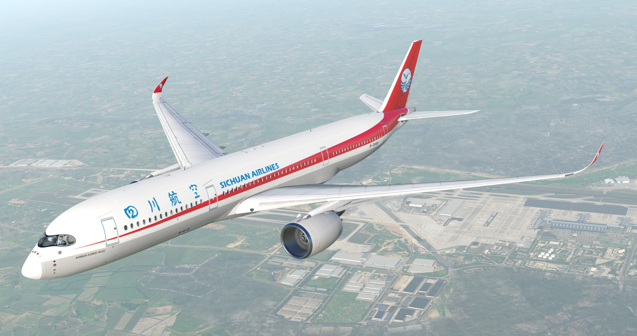 SICHUAN AIRLINES A350-941 B-304V - FF A350 - X-Plane.Org Forum