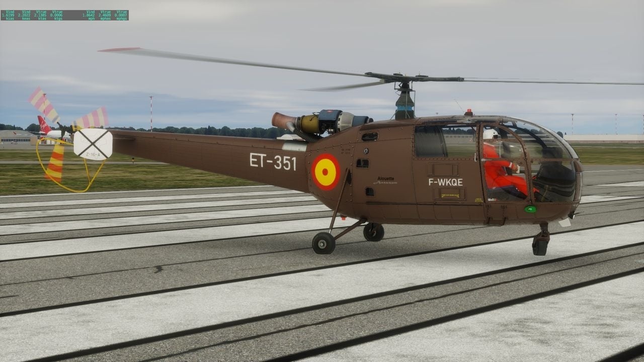 Alouette III Astazou (HSF) - Spanish Army livery and anti-tank missile ...