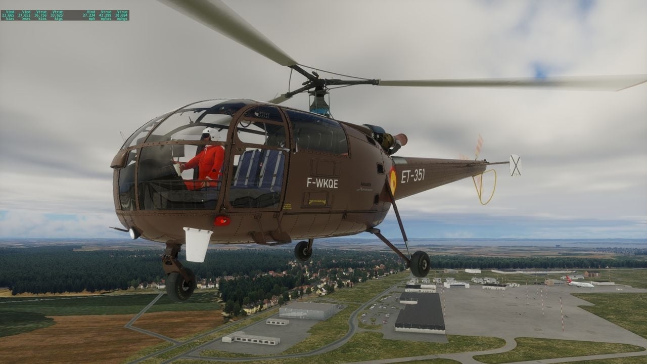 Alouette III Astazou (HSF) - Spanish Army livery and anti-tank missile ...