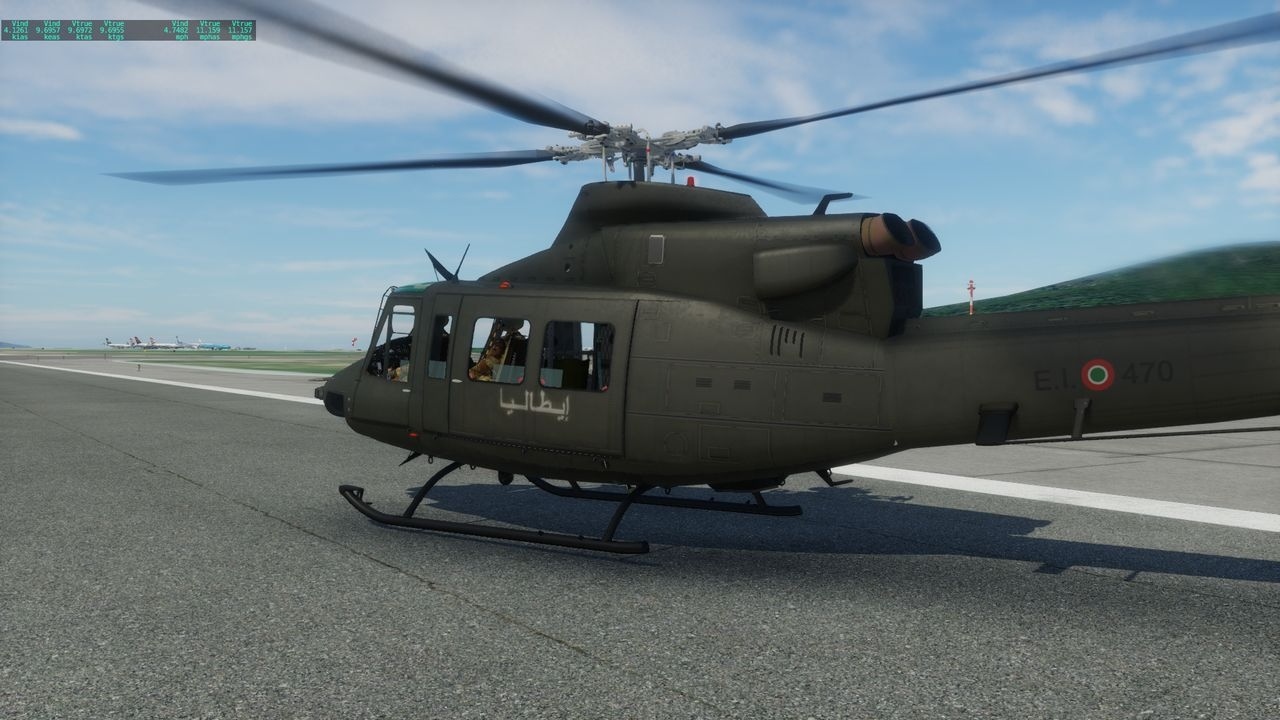 Excellent Italian Army liveries for the old X-Trident Bell 412 ...