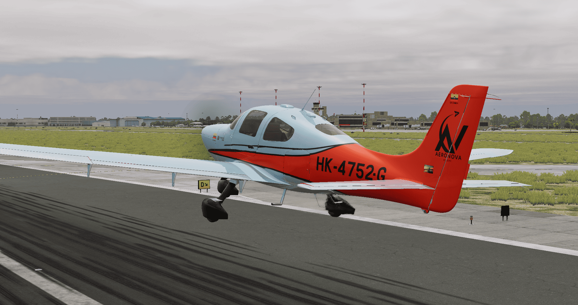 Laminar Research Cirrus SR22 Aeronova HK4752G - Default X-Plane ...