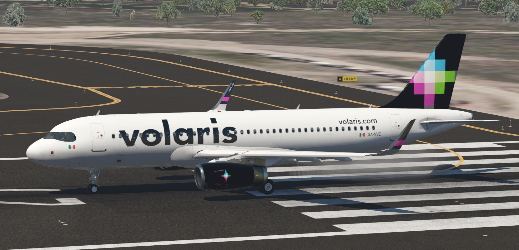 Flight Factor A320 Ultimate Volaris XA-VVC New Colours - FF A320 ...