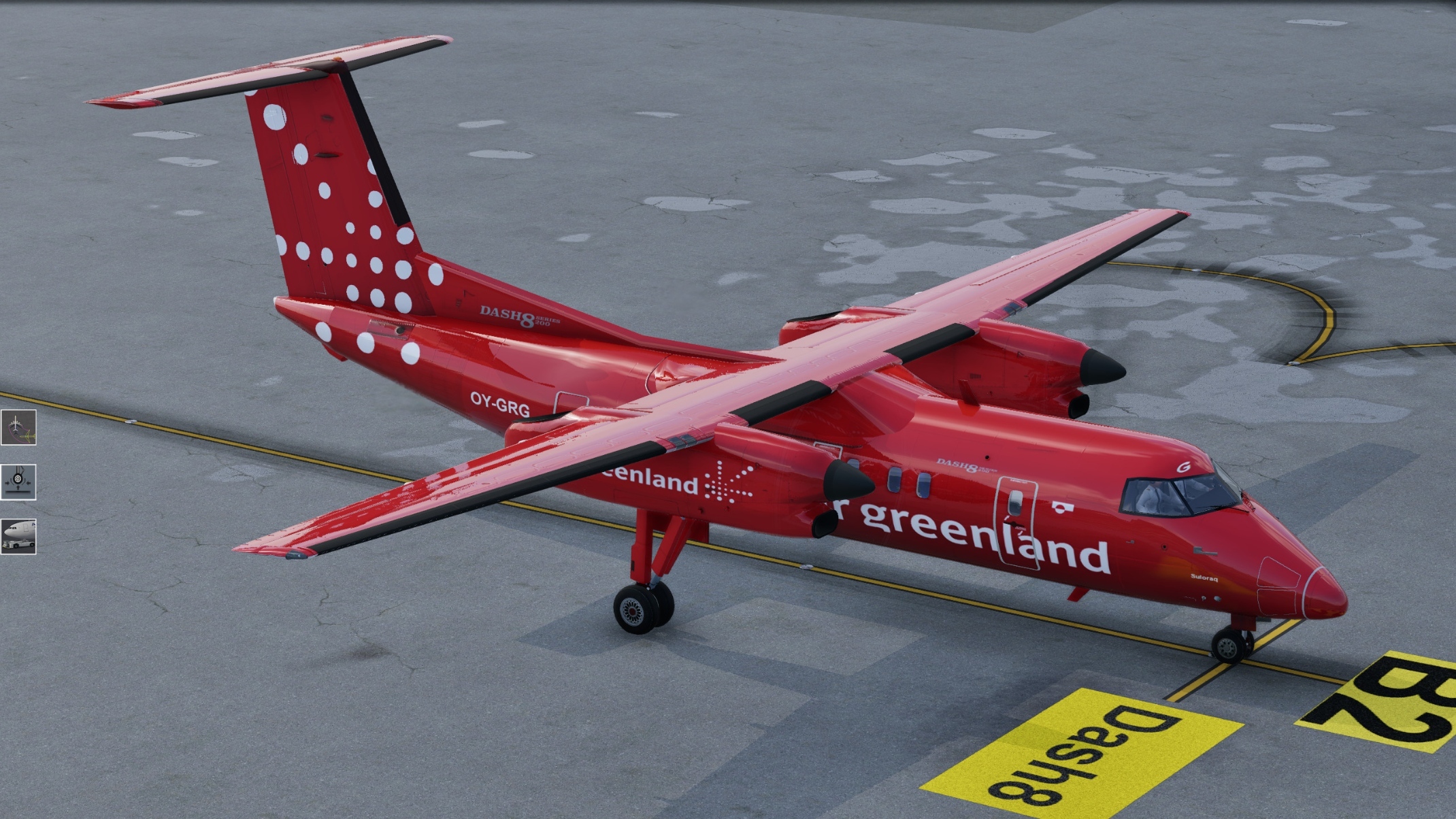 Manky1 DHC8-100/200 Air Greenland OY-GRG Updated for v1.7.62+ - Other ...