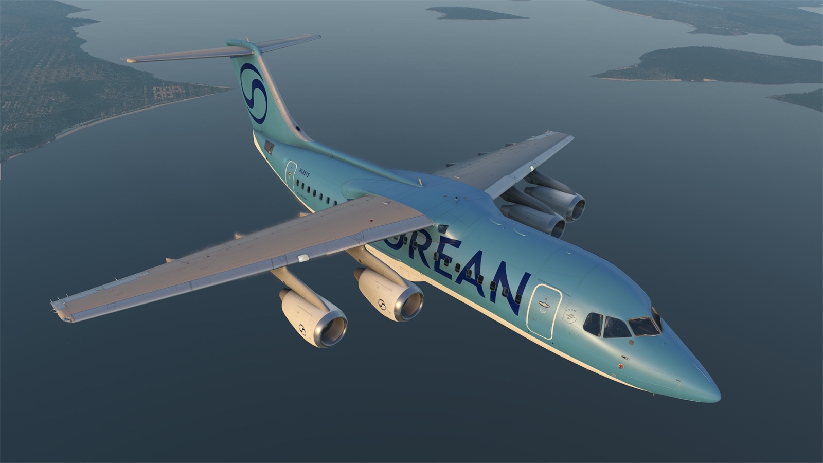 Korean Air - BAe 146-200 by JustFlight - Bae 146 - X-Plane.Org Forum