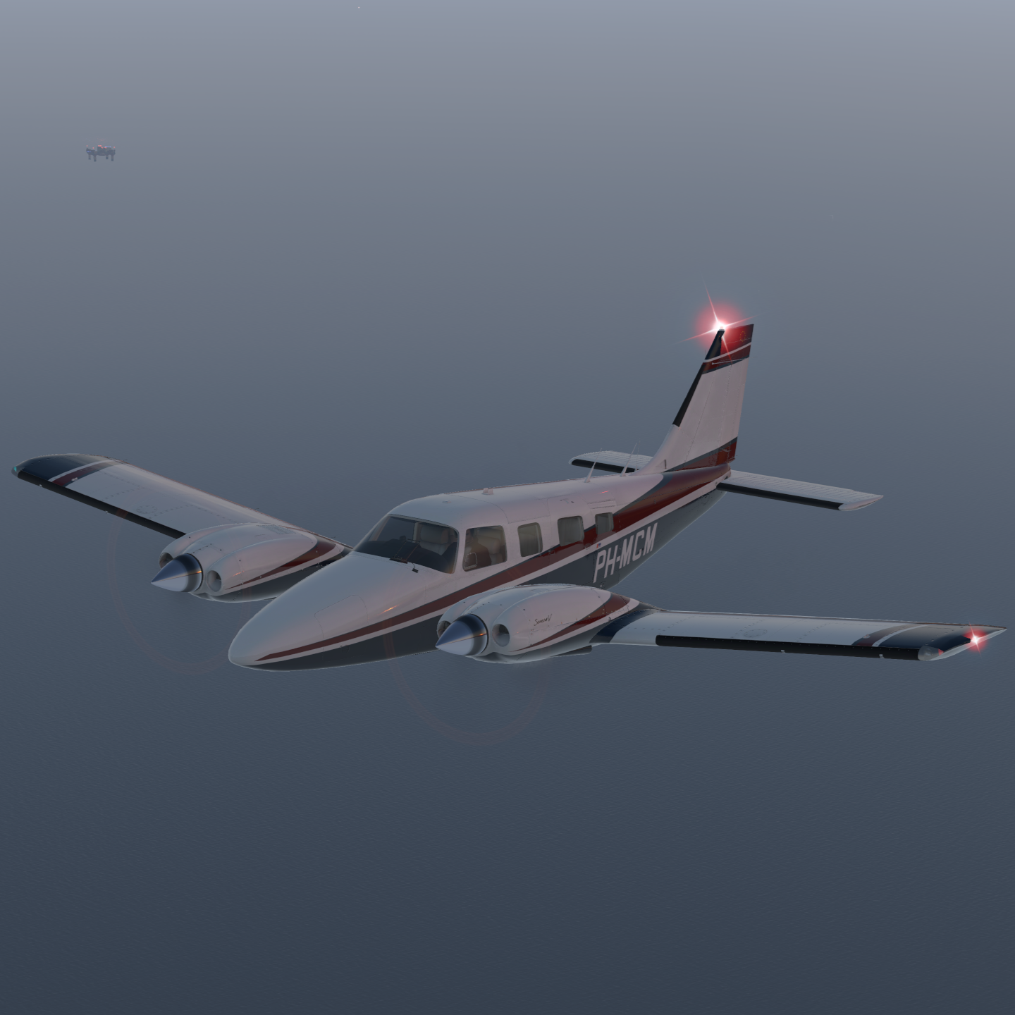 Carenado Piper PA-34 Seneca V with Dutch registration (fictional ...