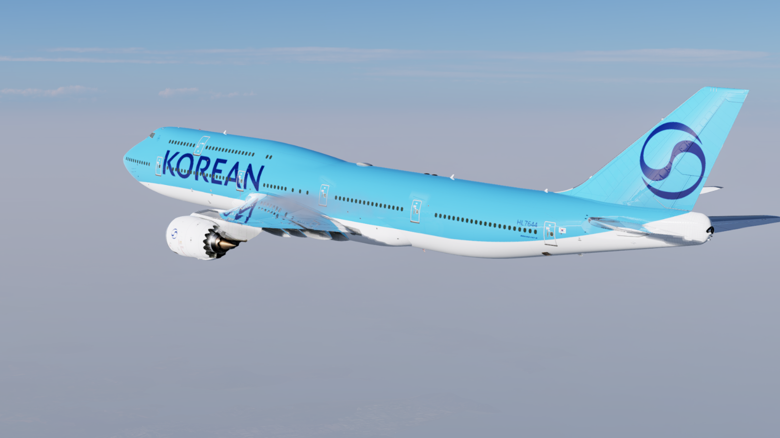 KOREAN AIR - HL7644 SSG 747-8i - SSG Liveries - X-Plane.Org Forum