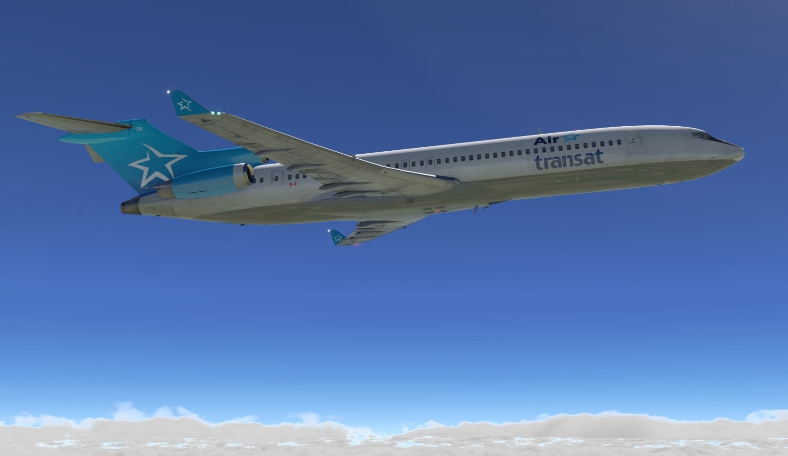 Air Transat Current Scheme - B727-Super variant [Fictional] - FlyJSim ...