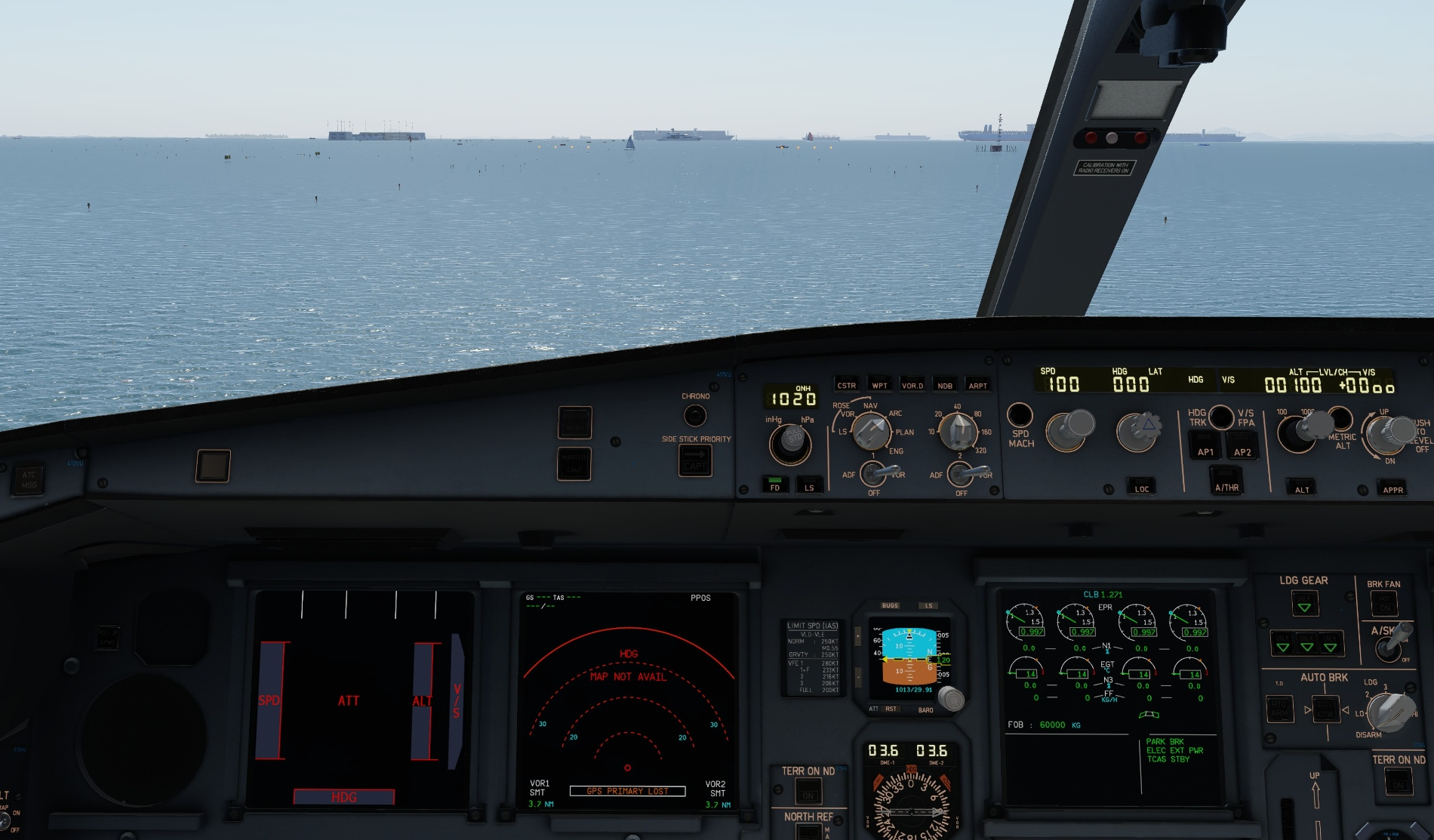 Airport Hong Kong (VHHH): Everything under water with standard scenery ...