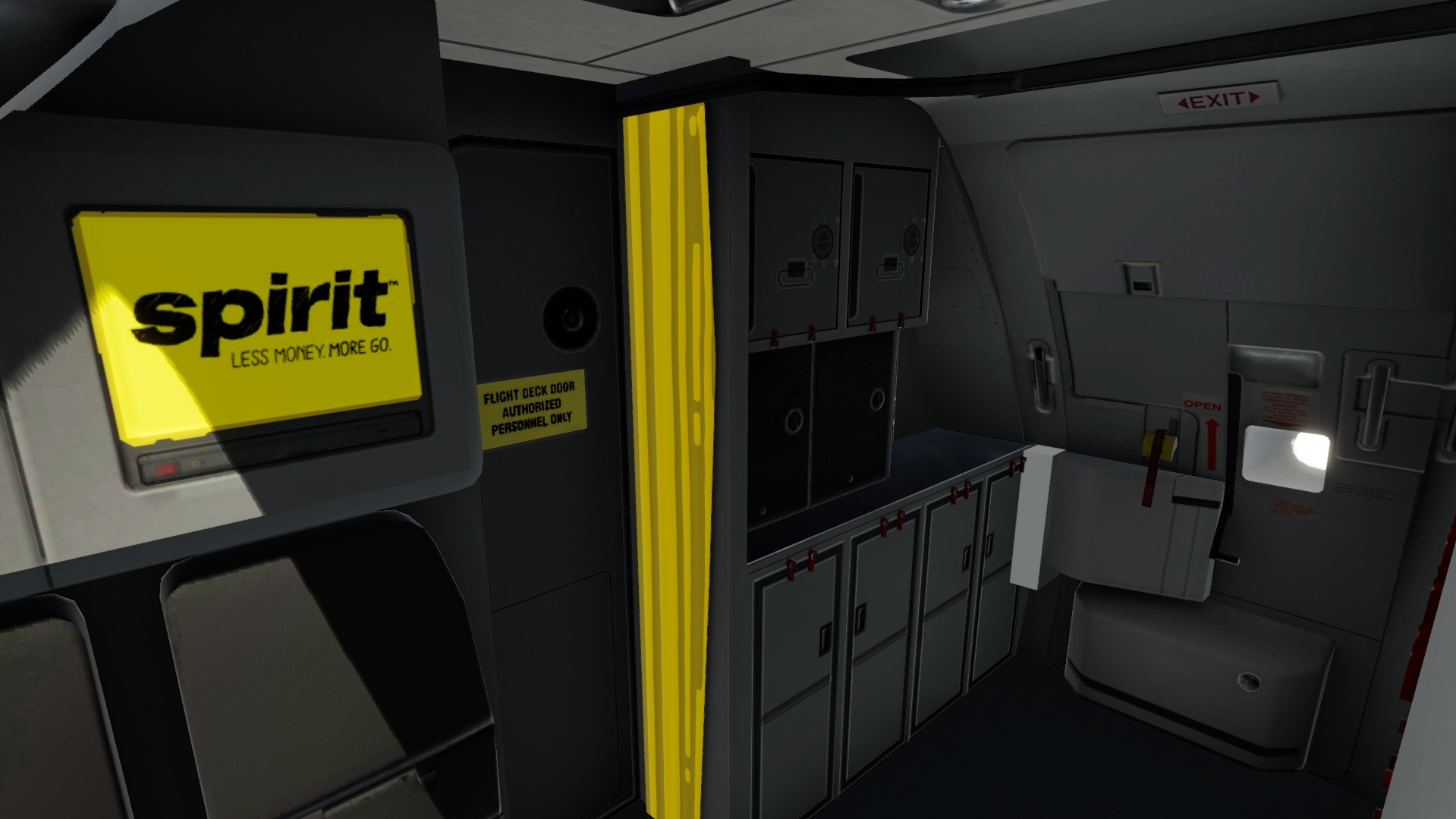 Spirit Cabin for Toliss A321 CEO/NEO - Toliss A321 - X-Plane.Org Forum
