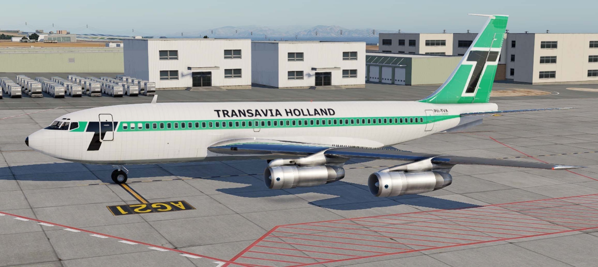 Boeing 720 Transavia - Other Aircraft Livery - X-Plane.Org Forum