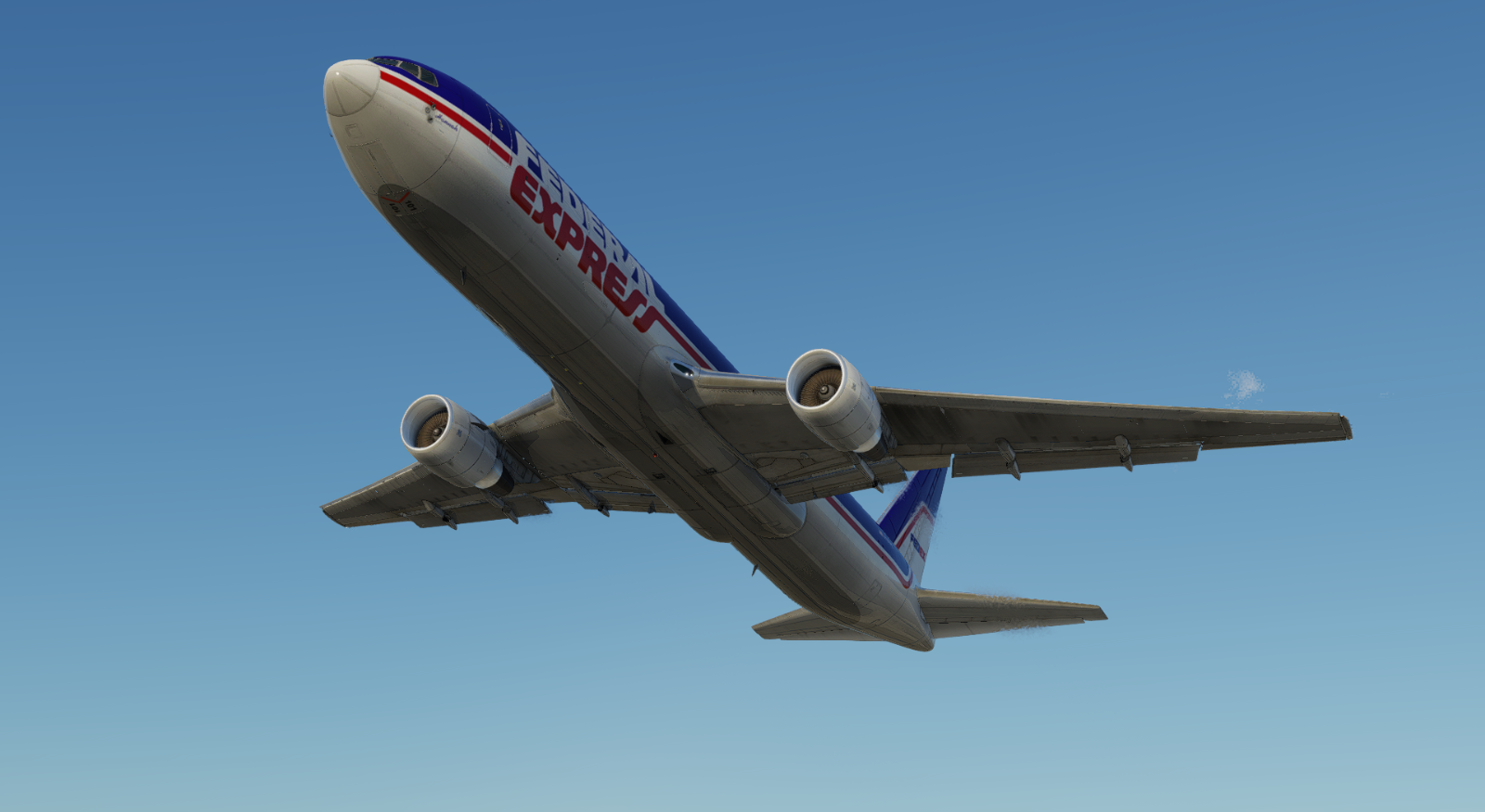 Federal Express retro livery for FlightFactor B767-300F (fictional ...