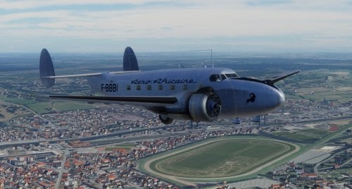 XP12 Olixsim/Alpeggio L-18 Lodestar: Aero-Africaine F-BBBI - General ...