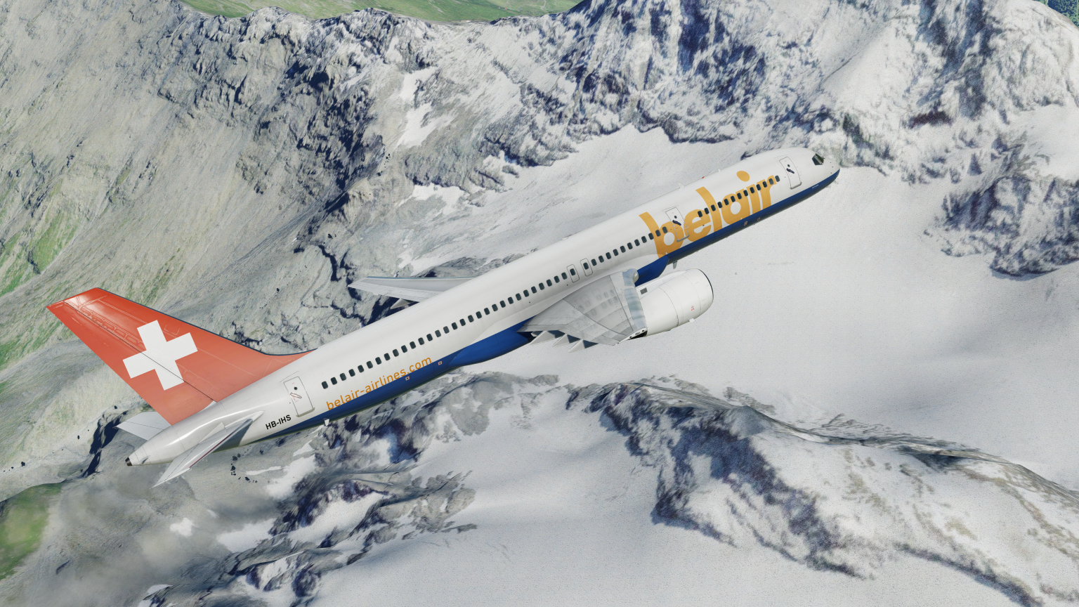 B757-200 Belair HB-IHS package (2002, 2004, 2006, 2007) RR - FF 757 - X ...