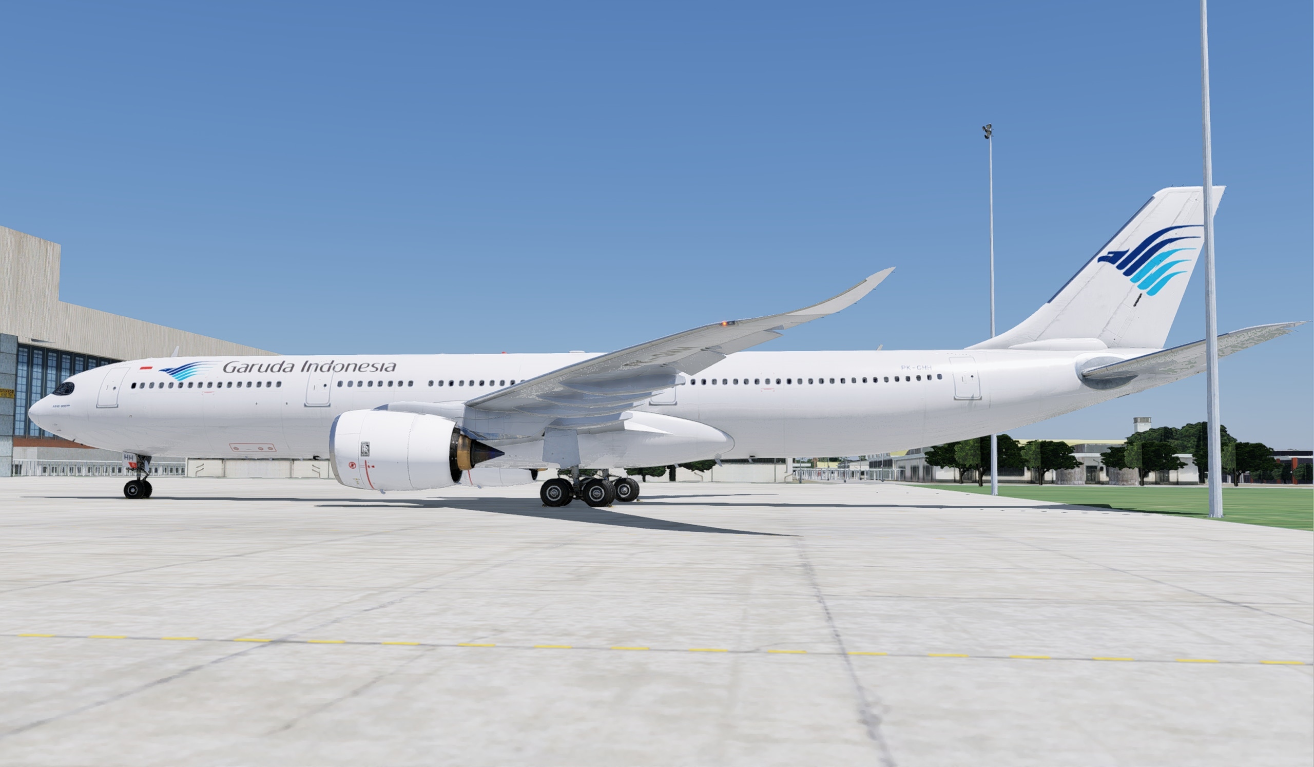 Garuda Indonesia (White) PK-GHH & PK-GHI for ToLiss A330-900neo ...
