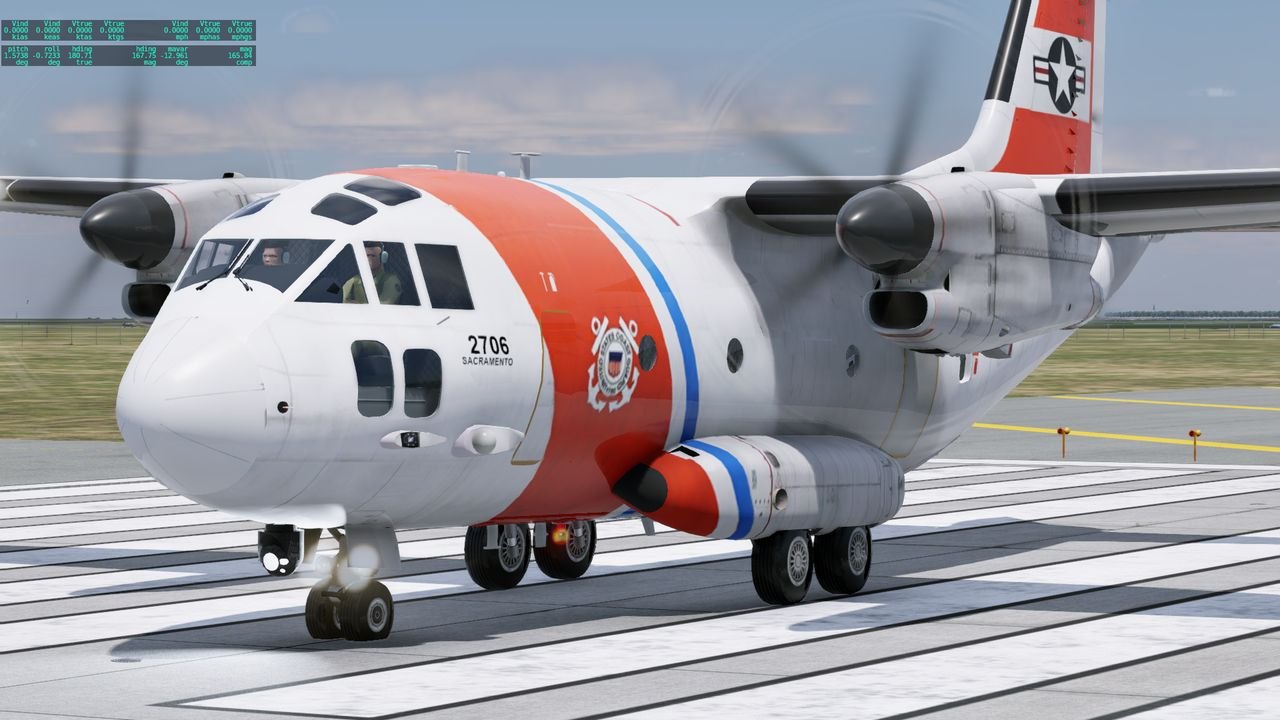 US Coast Guard HC-27J livery Quick-Fix Revised for Sacramento 2706 ...