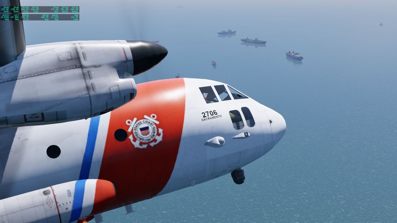 US Coast Guard HC-27J livery Quick-Fix Revised for Sacramento 2706 ...